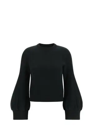 Sacai Balloon Sleeve Sweatshirt - Black