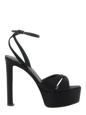 LE SILLA Odette Platform Sandals - Black