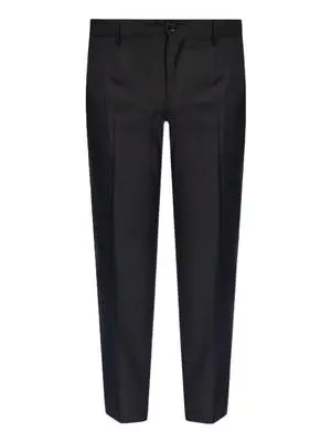 Dolce & Gabbana Tailored Pressed Crease Trousers - Black