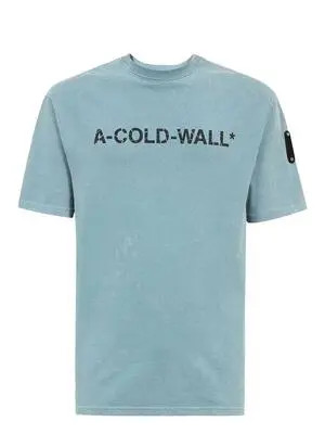 A-COLD-WALL* Overdye Logo-print T-shirt - Blue