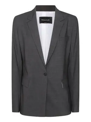 Fabiana Filippi Long Sleeved Suit Coat - Black
