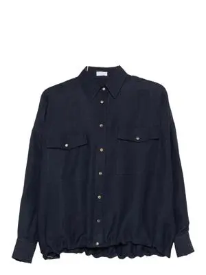 Brunello Cucinelli Brunello Cucinelli Long-Sleeve Shirt Black