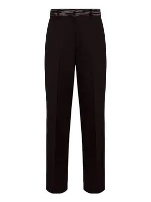Missoni Pressed Crease Chino Trousers - Black