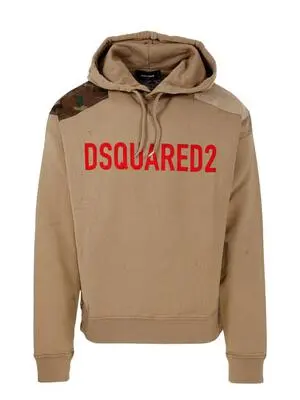Dsquared2 Logo Print Hoodie - Green
