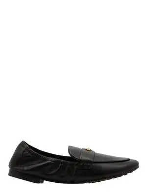 TORY BURCH Tory Burch Logo Plaque Slip-On Ballet Loafers