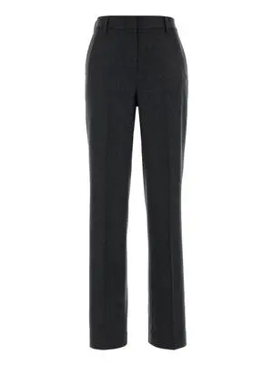 PT TORINO Graphite Wool Blend Ambra Pant - Grey