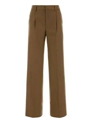 PT TORINO Virgin Wool Blend Lola Pants - Light Brown