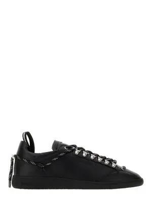 Dsquared2 Nappa Leather 2 Rebels Sneakers - Black