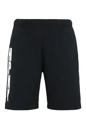 Heron Preston Logo Print Relaxed Fit Shorts - Black
