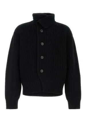 Dries Van Noten Wool Cardigan - Black