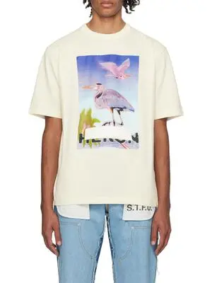 Heron Preston Graphic-printed Crewneck T-shirt - White