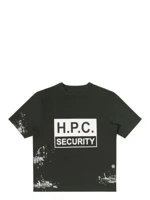 Heron Preston Paint Splatter Detailed Crewneck T-shirt - Black