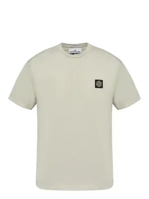 Stone Island Compass Patch Crewneck T-shirt - Grey