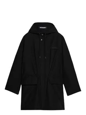 Jacquemus La Parka Hooded Parka - Black