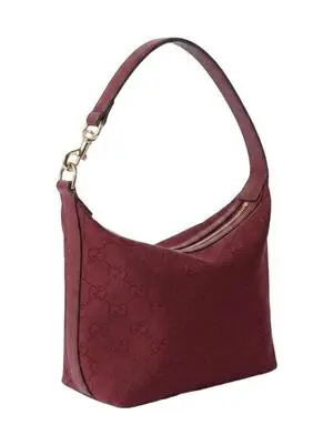 Gucci Gg Monogram Shoulder Bag - Red