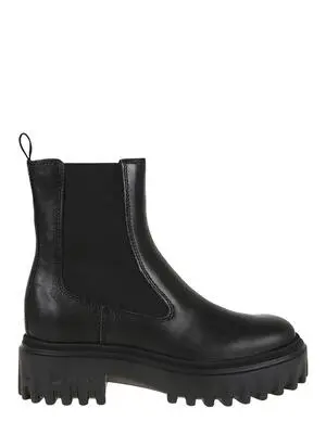 Hogan Chelsea Boots With Thick Sole - Black