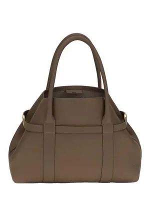 Loro Piana Small Ghiera Shoulder Bag Brown