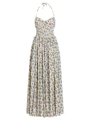 Dolce & Gabbana Floral Print Maxi Dress - Multi