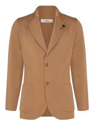 LARDINI Embellished Blazer - Brown