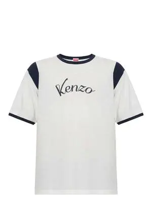 Kenzo College-style Cotton T-shirt - White