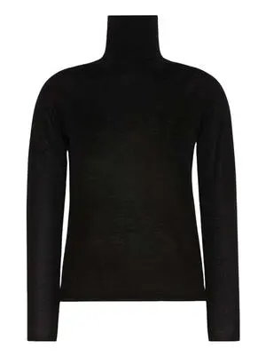 LARDINI Lardini Wool Turtleneck Sweater Black