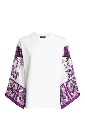 Dolce & Gabbana Majolica-print Blouse - White