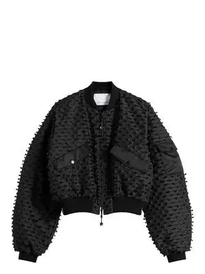 Cecilie Bahnsen Callie Bomber Jacket - Black