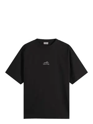 Balenciaga Logo T-shirt - Black