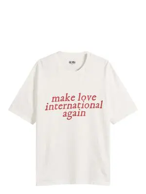 ACMH BY MAGIC CASTLES X Love International Mlia T-shirt - White/red