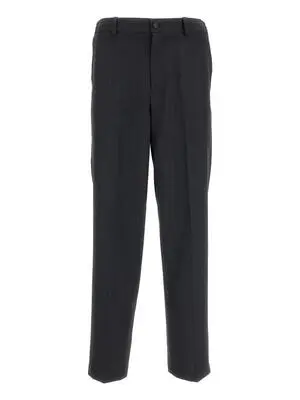 A.p.c. Dylan Wool And Cotton Pants - Grey