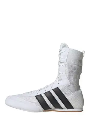 Adidas Box Hog Classic High-top Sneakers - Cloud White/core Black/cloud White