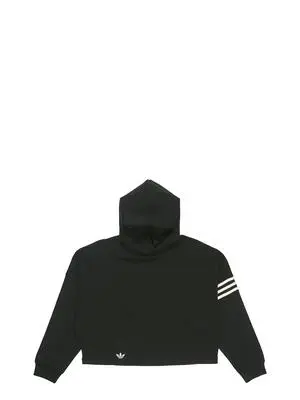 Adidas Adicolor Neuclassics Cropped Hoodie - Black