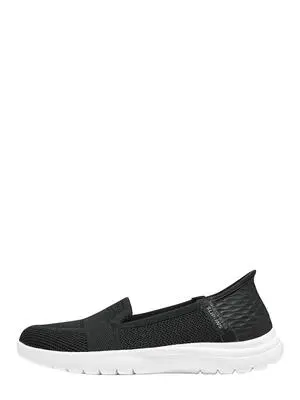 Sketchers On-the-go Flex-serene Slip-ins - Black/white
