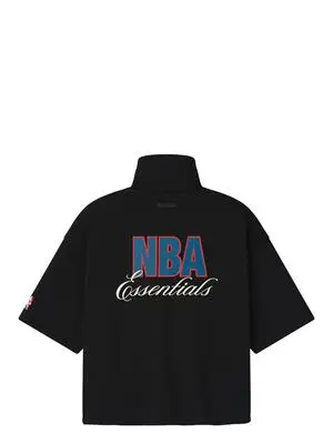 Fear Of God Nba Fleece High Neck Zip Up Jacket - Black