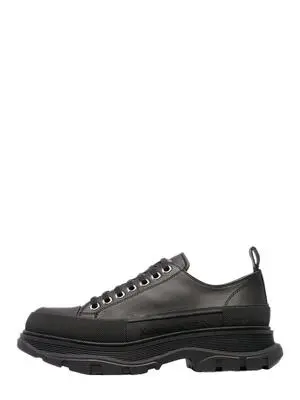 Alexander McQueen Tread Slick Lace Up Shoes - Black