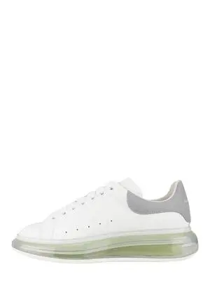 Alexander McQueen Oversized Sneaker With Transparent Sole - White/grey