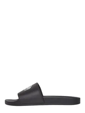 Balenciaga Pool Slides Cities Paris - Black