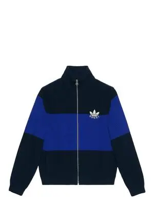 Gucci X Adidas Wool Zip Jacket - Blue/navy