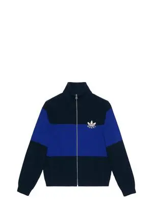 Gucci X Adidas Wool Zip Jacket - Blue/navy