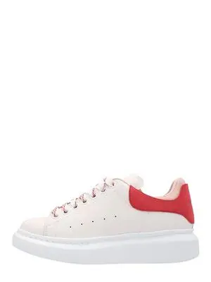 Alexander McQueen Oversized Low-top Sneakers - Beige/red