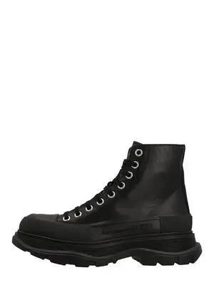 Alexander McQueen High Top Sneakers - Black