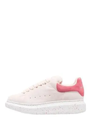 Alexander McQueen Larry Oversized Low-top Sneakers - Pink/white