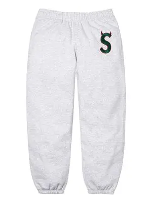SUPREME Supreme Ss26 Devil S Logo Sweatpant 'grey'