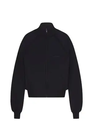 Nike X Skims Matte Tricot Track Jacket - Obsidian