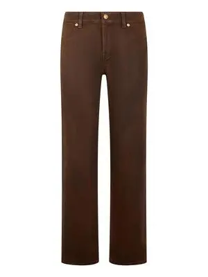 7 For All Mankind Straight-cut Jeans - Brown
