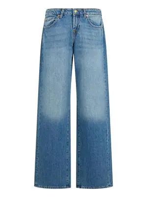7 FOR ALL MANKIND 7 For All Mankind Wide-Leg Jeans With Faded Detail