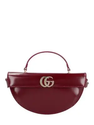 Gucci Mini Leather Top Handle Shoulder Bag - Red
