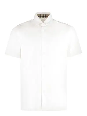 Burberry Short-sleeve Cotton T-shirt - White