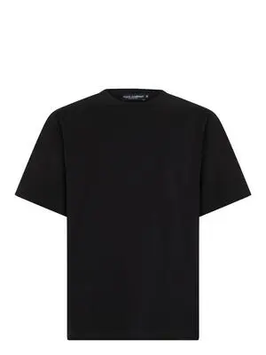 Dolce & Gabbana Soft Cotton Short-sleeve T-shirt - Black