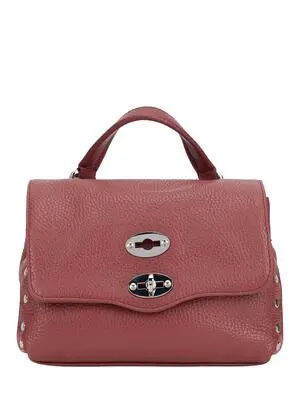 ZANELLATO Postman Tote Handbag In Calfskin - Red